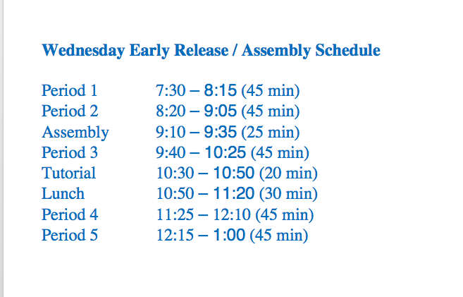 Bend-La Pine Schools :: Special Assembly Schedule
