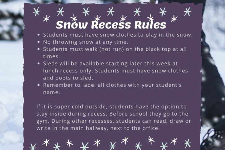 Elementary Recess Rules